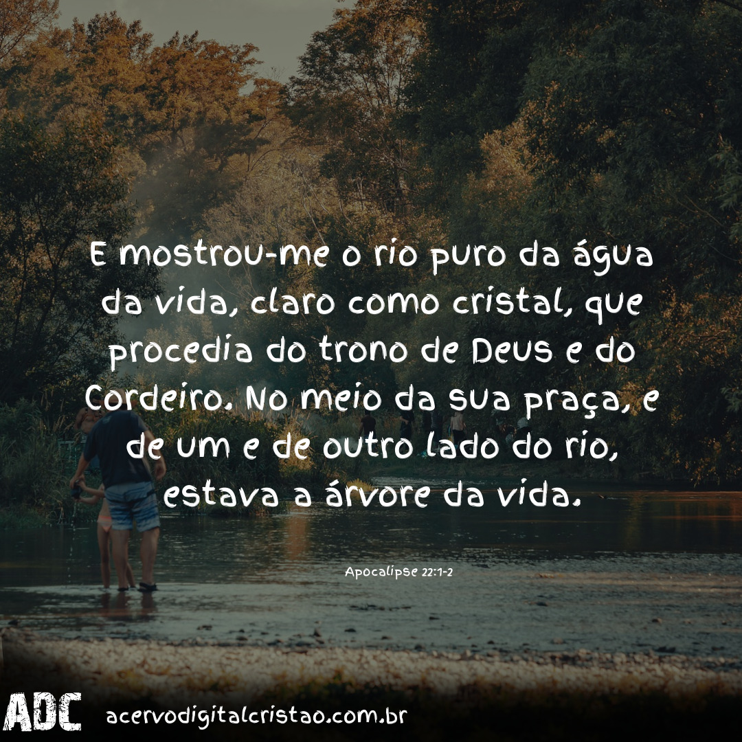 O Rio de Água da Vida e a Árvore da Vida | Acervo Digital Cristão