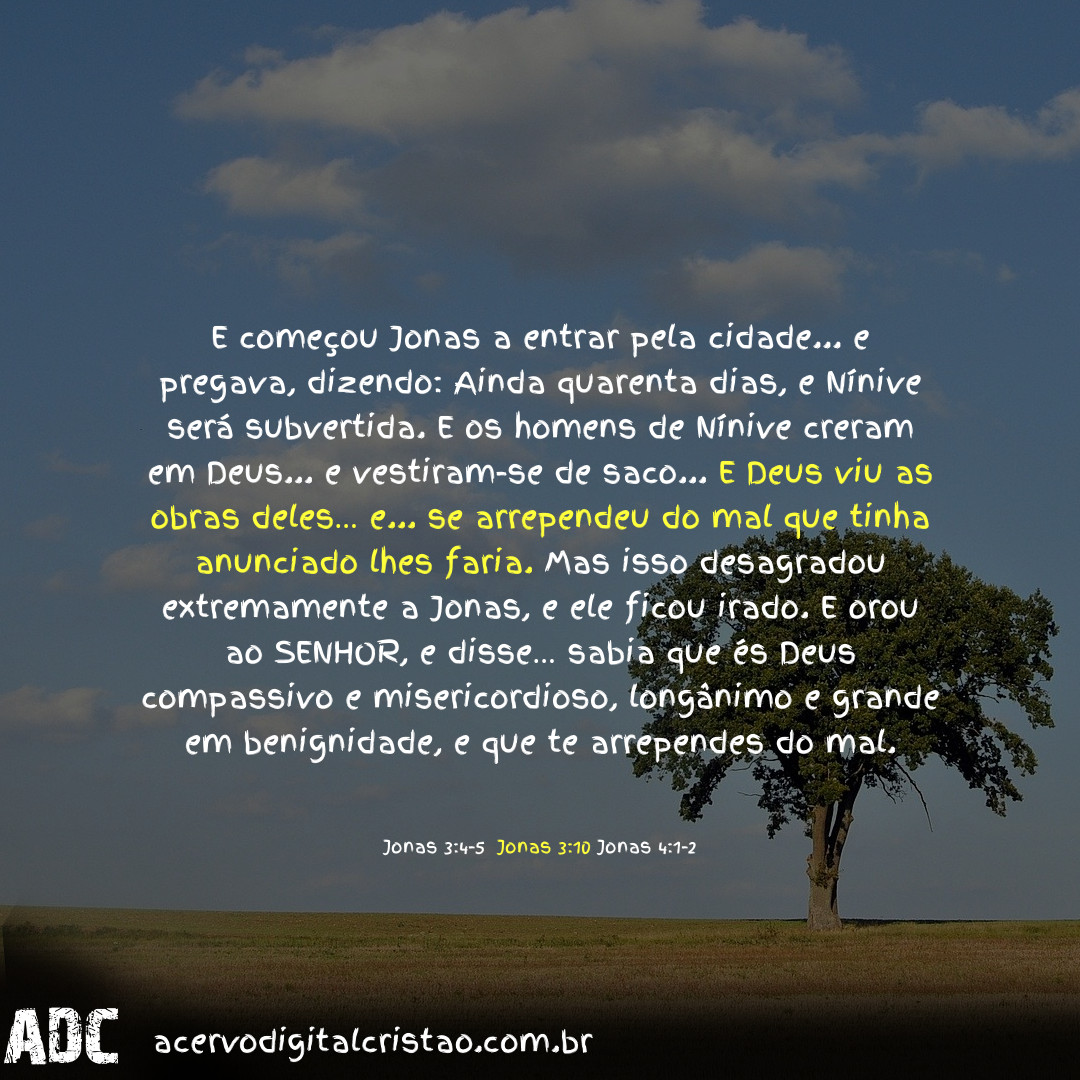 Os homens de Nínive creram em Deus | Acervo Digital Cristão